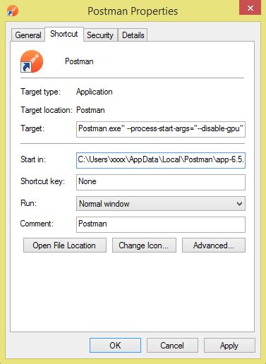 Postman Unable To Show Ui Windows Native App Stack Overflow