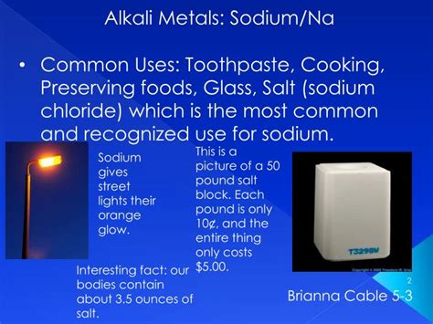 Ppt Alkali Metals Sodiumna Powerpoint Presentation Id1998959