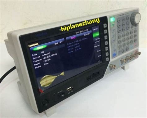 2ch 80mhz 250msas Function Signal Arb Waveform Generator Usb 7tftlcd