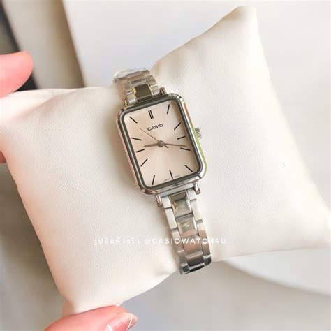 Casio นาฬิกาข้อมือผู้หญิง รุ่น Ltp V009d 4e Ltp V009d Ltp V009 เครื่องศูนย์cmg ของแท้ 100