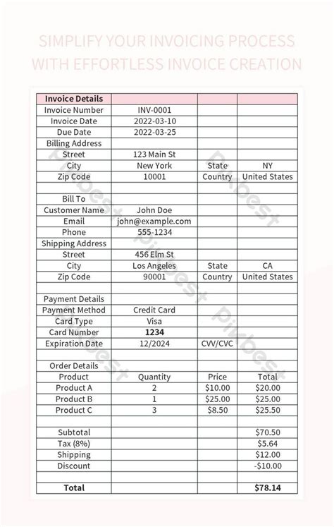 streamline your invoicing with easy invoice generation excel template