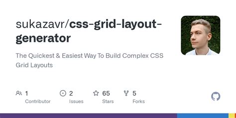 Github Sukazavr Css Grid Layout Generator The Quickest Easiest Way To Build Complex Css