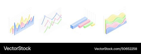 chart and graph with business finance data vector image