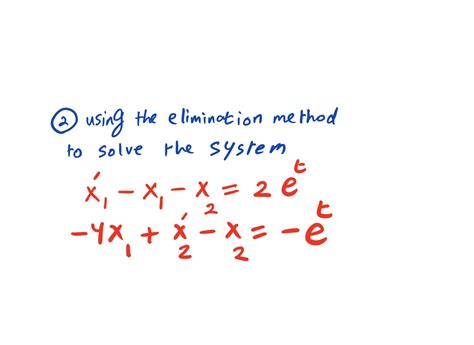 [solved] solve using elimination method 2 using the elimination method