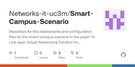 github networks it uc3m smart campus scenario repository for the