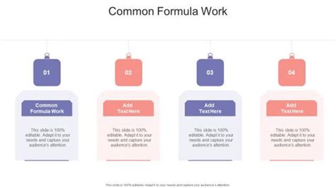 Common Formula Work PowerPoint Presentation and Slides PPT Sample | SlideTeam
