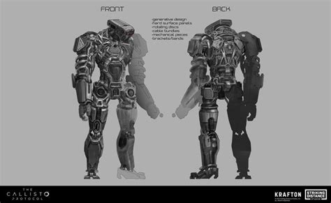 The Callisto Protocol Security Unit Design Robin Chyo Robots