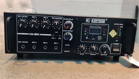 80w High Power Amplifier With Echo At Best Price In Mumbai By Pinky