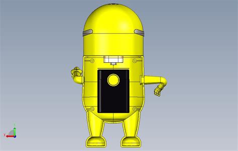 小黄人风扇 Proe 模型图纸免费下载 懒石网