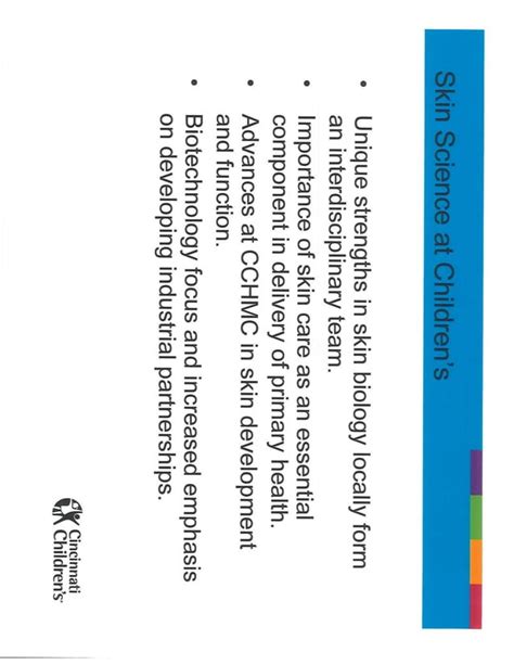 Skin Sciences Capabilities At Cchmc Pdf