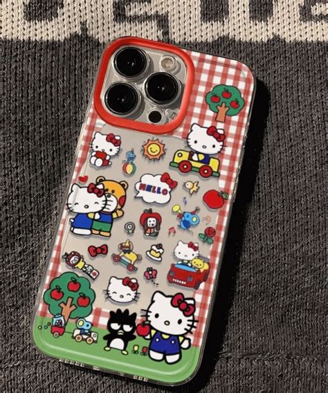 선착순 한정세일🫶best 전기종🚚당일출고 💖헬로키티 정원 레드 아이폰케이스 에이블리