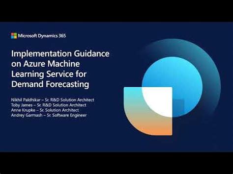Azure Machine Learning Demand Forecasting P2 - YouTube