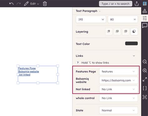 how to edit text in ui controls in balsamiq balsamiq documentation