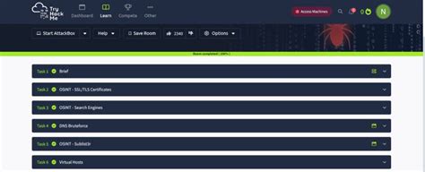 Just Finished Acing The Subdomain Enumeration Room On Tryhackme Neel Shukla
