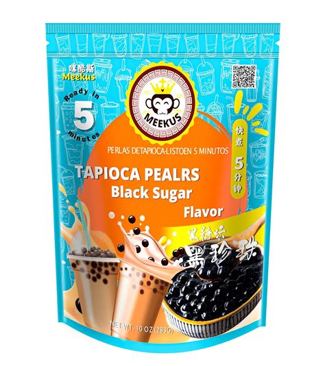 Meekus Bubble Tea Tapioca Pearls Black Sugar Flavor Nepal Ubuy
