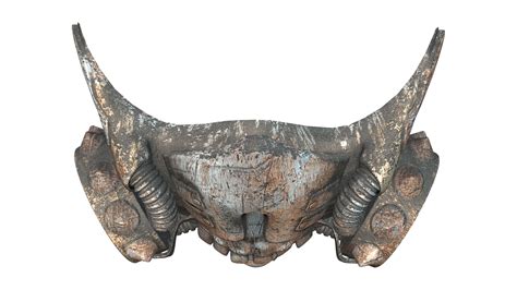 3d Model Doomsday Post Apocalyptic Face Mask Vr Ar Low Poly Cgtrader