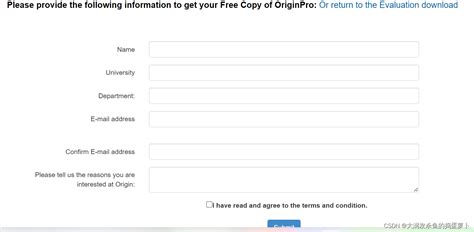 Originlab Pro（学生免费注册方法）originlab学生免费 Csdn博客