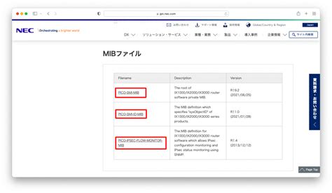 Nec Ixのプライベートmibベンダーmibを用いた監視 ネットワークチェンジニアとして