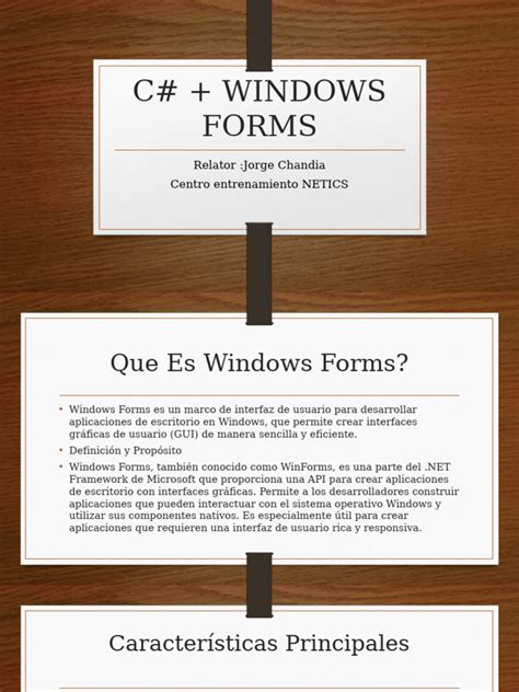 C Windows Forms Pdf Interfaces Gráficas De Usuario Software De La