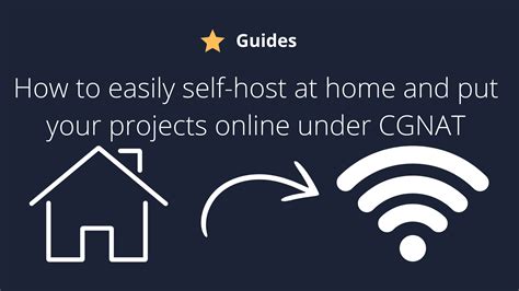 How To Easily Self Host At Home And Put Your Projects Online Under Cgnat