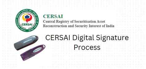 Cersai Digital Signature Registration Complete Guide