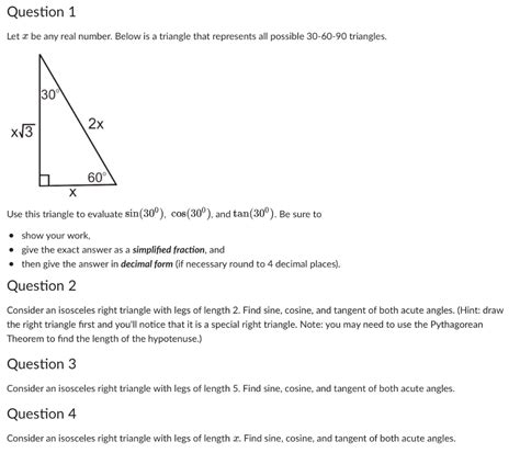 Solved Let X Be Any Real Number Below Is A Trian