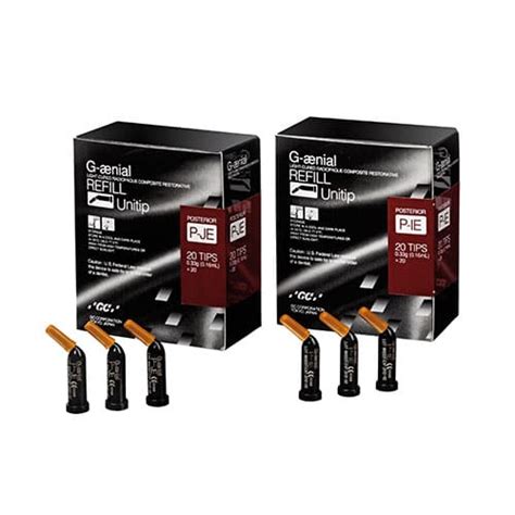 G Aenial Posterior 20 Unitips Gc Composites Posteriores Dental Vita