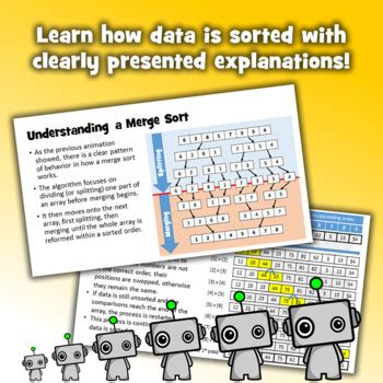Computer Science Sorting Algorithms By ROBBOT RESOURCES TPT