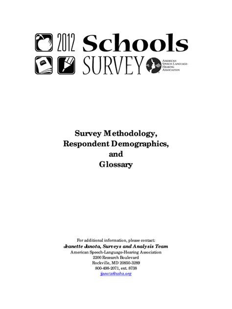 Fillable Online Survey Methodology Fax Email Print Pdffiller