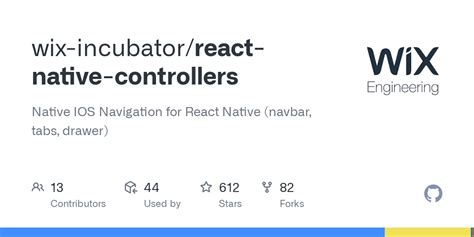 Github Wix Incubatorreact Native Controllers Native Ios Navigation