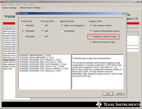 tps65982 configuration tool ver 2 10 interface forum interface