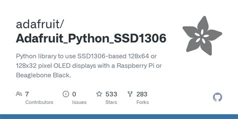 GitHub Adafruit Adafruit Python SSD Python Library To Use