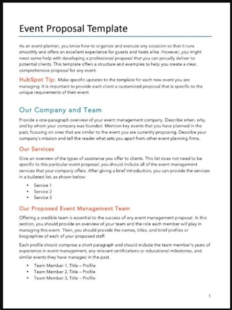 free event proposal pdf templates to create your ideal plan