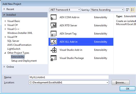 Create Excel Addin In Visual Studio C Vb Net For Vsto Developers