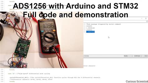 ADS1256 Fully Working Code And Demonstration YouTube