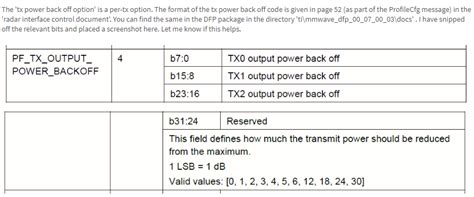 IWR ISK ODS IWR ISK ODS TxOutPower In Overhead People Counting Demo Sensors Forum