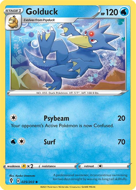 Golduck Pokemonkaart
