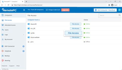 Remotepc™ Remote Desktop Faqs On File Access