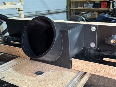 Vacuum Shroud For KM Tools Benchtop Router Table By Coppit MakerWorld