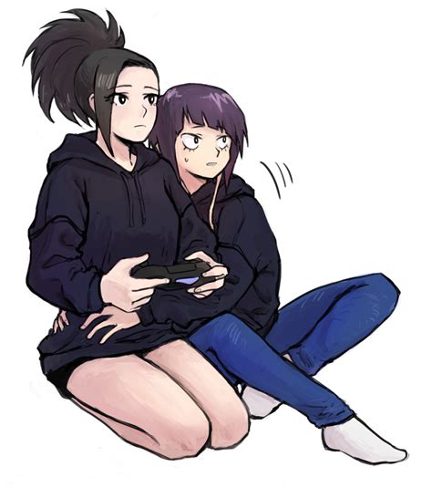 Yaoyorozu Momo And Jirou Kyouka Boku No Hero Academia Drawn By