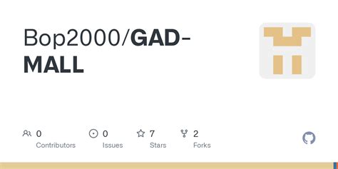 Github Bop Gad Mall