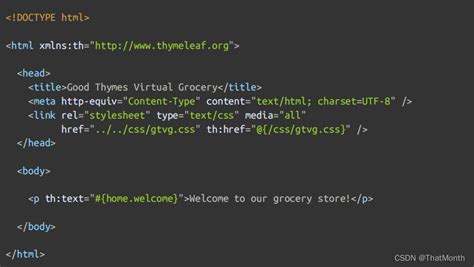 Thymeleaf模板引擎应该怎么用thymeleaf模板引擎用法 Csdn博客