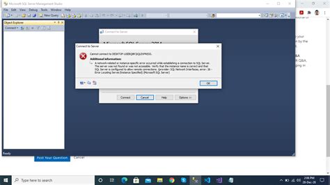 Need Help In Fixing Microsoft Sql Server 2014 Connection Issue