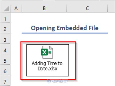 How To Open Embedded File In Excel With Useful Steps