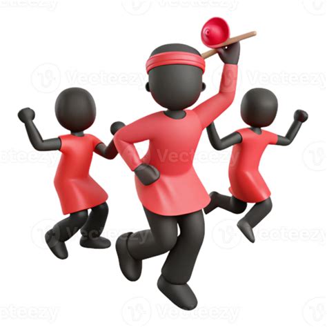 3d Animated Characters Dancing 51328144 Png