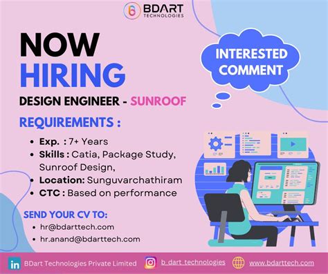Bdart Technologies Private Limited On Linkedin Hiring Designengineer