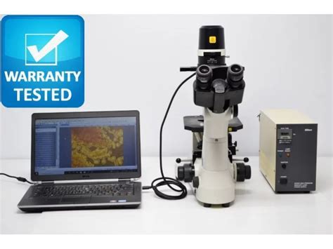 Nikon Eclipse TS F Inverted Fluorescence Microscope New Filters Pred TS
