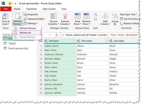 Power Query trong Excel Cách lấy và tự động làm mới dữ liệu