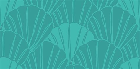 흰색 배경에 라인 아트에 그려진 조개 컬렉션과 매끄러운 패턴 벡터 그림입니다 조개 껍데기에 대한 스톡 벡터 아트 및 기타 이미지