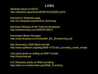 Dns Tunnelling Its All In The Name PPT